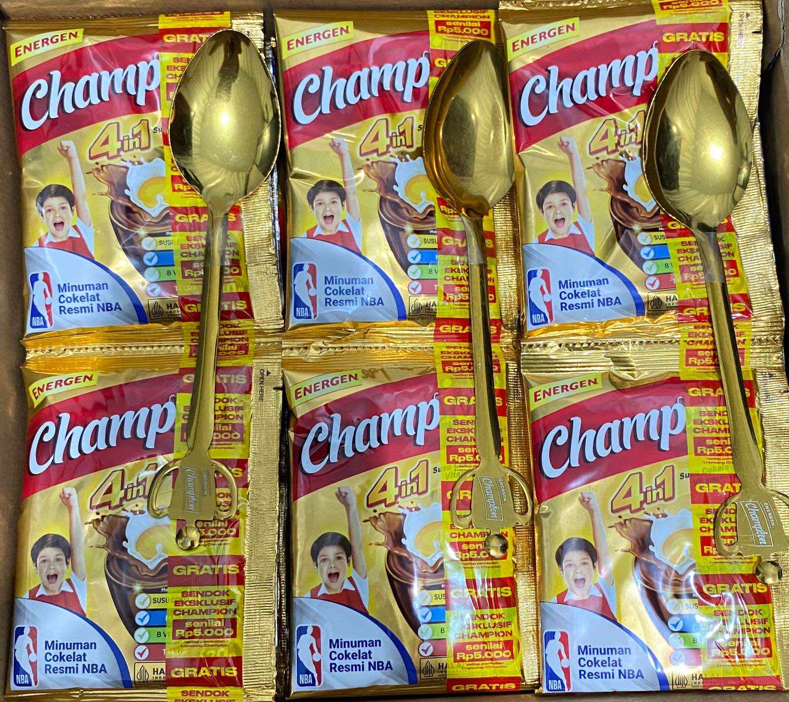 Energen Champion per renteng (10pcs) gratis sendok cantik | Lazada ...