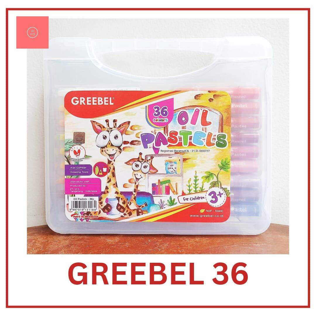 GREEBEL Crayon Krayon Minyak Oil Pastel 36 Warna | Lazada Indonesia