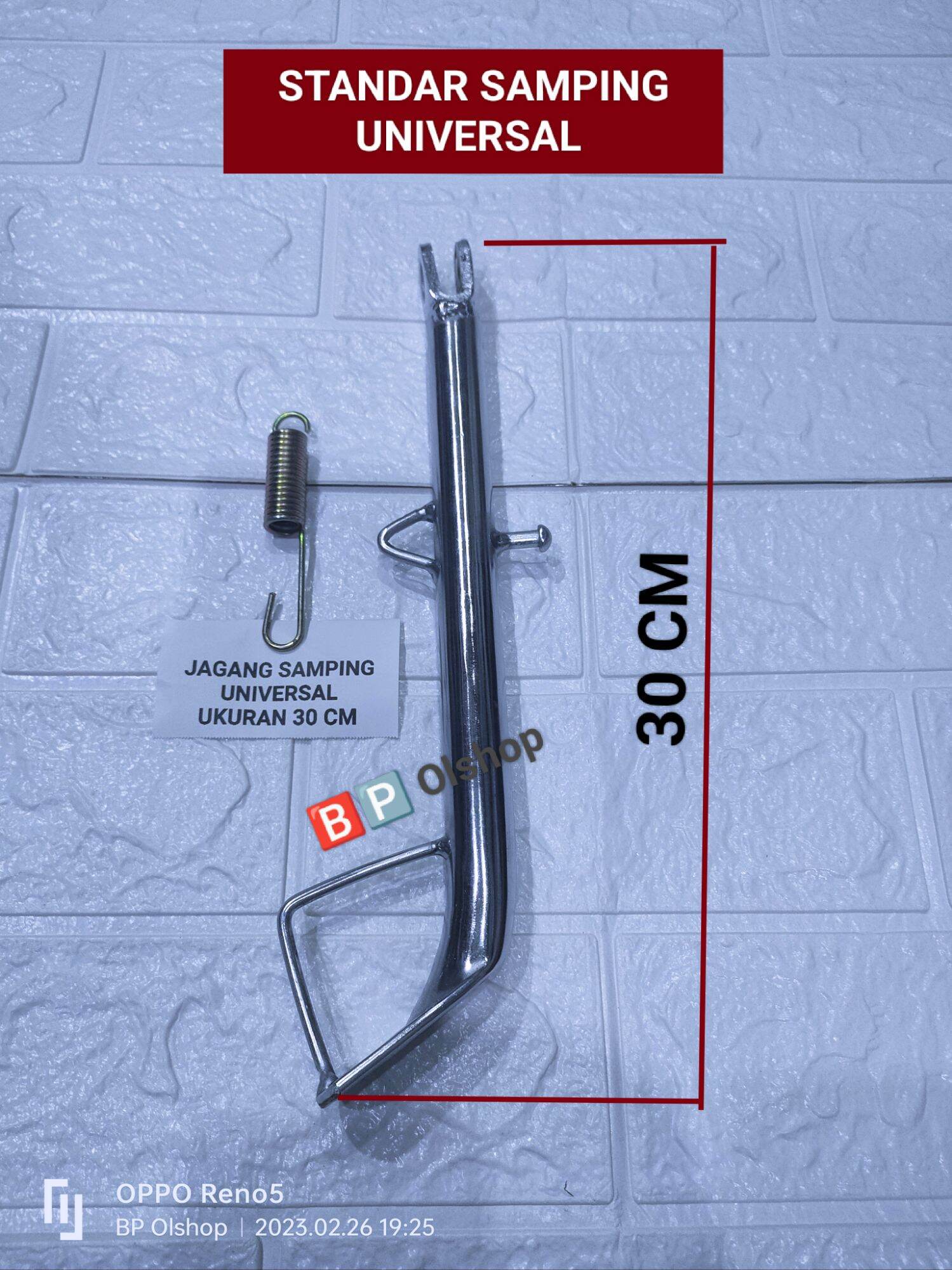 Standar Samping Motor Jagang Samping Motor Ukuran 30 Cm Universal ...