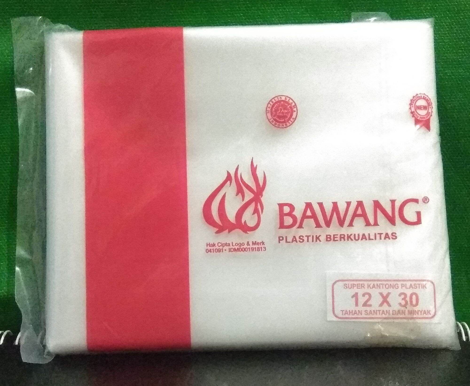 PLASTIK BENING CAP BAWANG UKURAN 12x30 1 PACK KURANG LEBIH ISI 80 ...