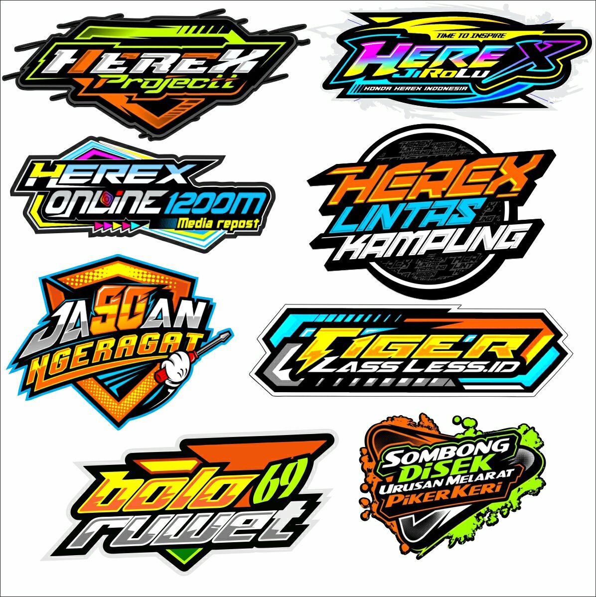 stiker herex keren | Lazada Indonesia