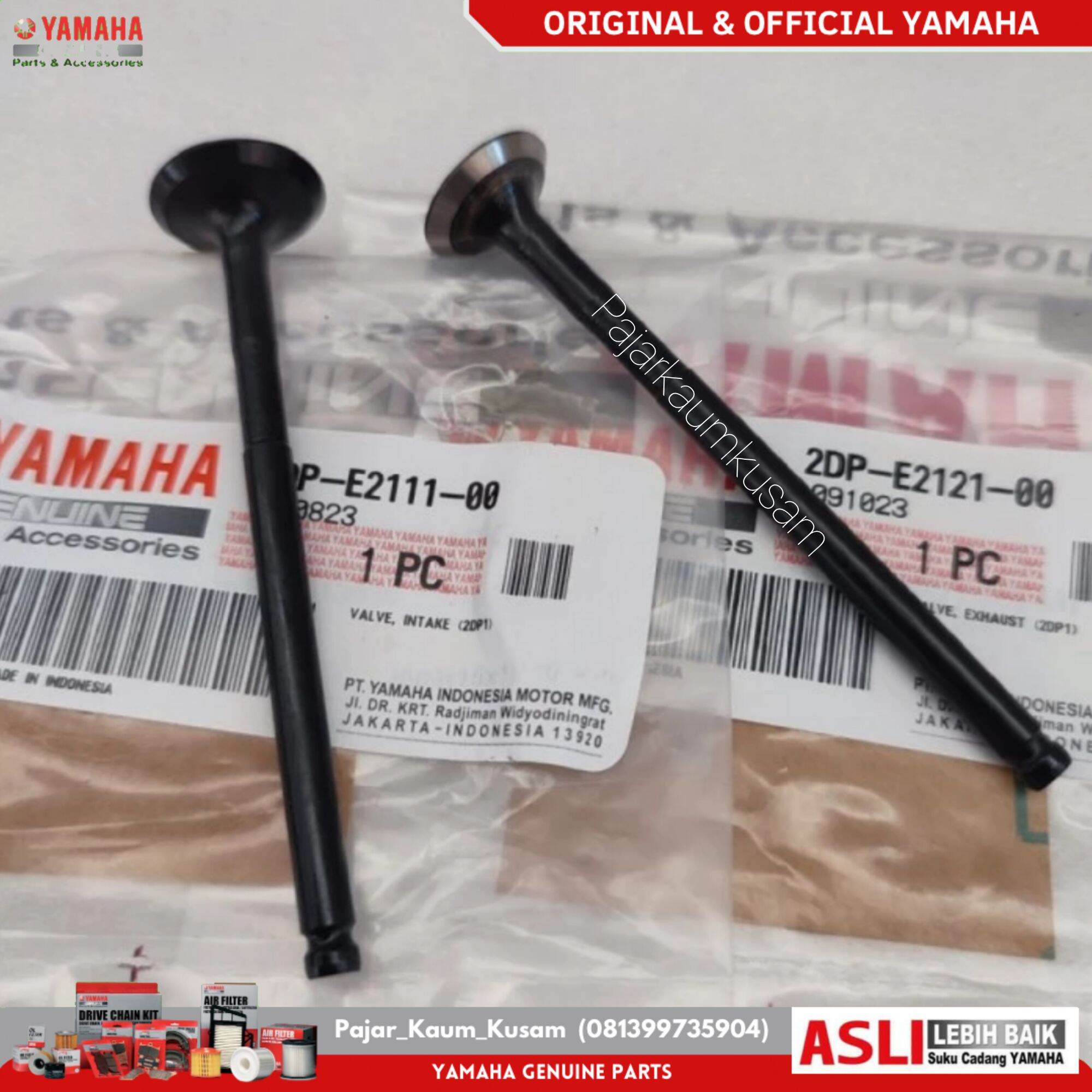 VALVE VALEP KLEP EXHAUST DAN INTEK YAMAHA NMAX ORIGINAL 2DP-E2111-00 ...