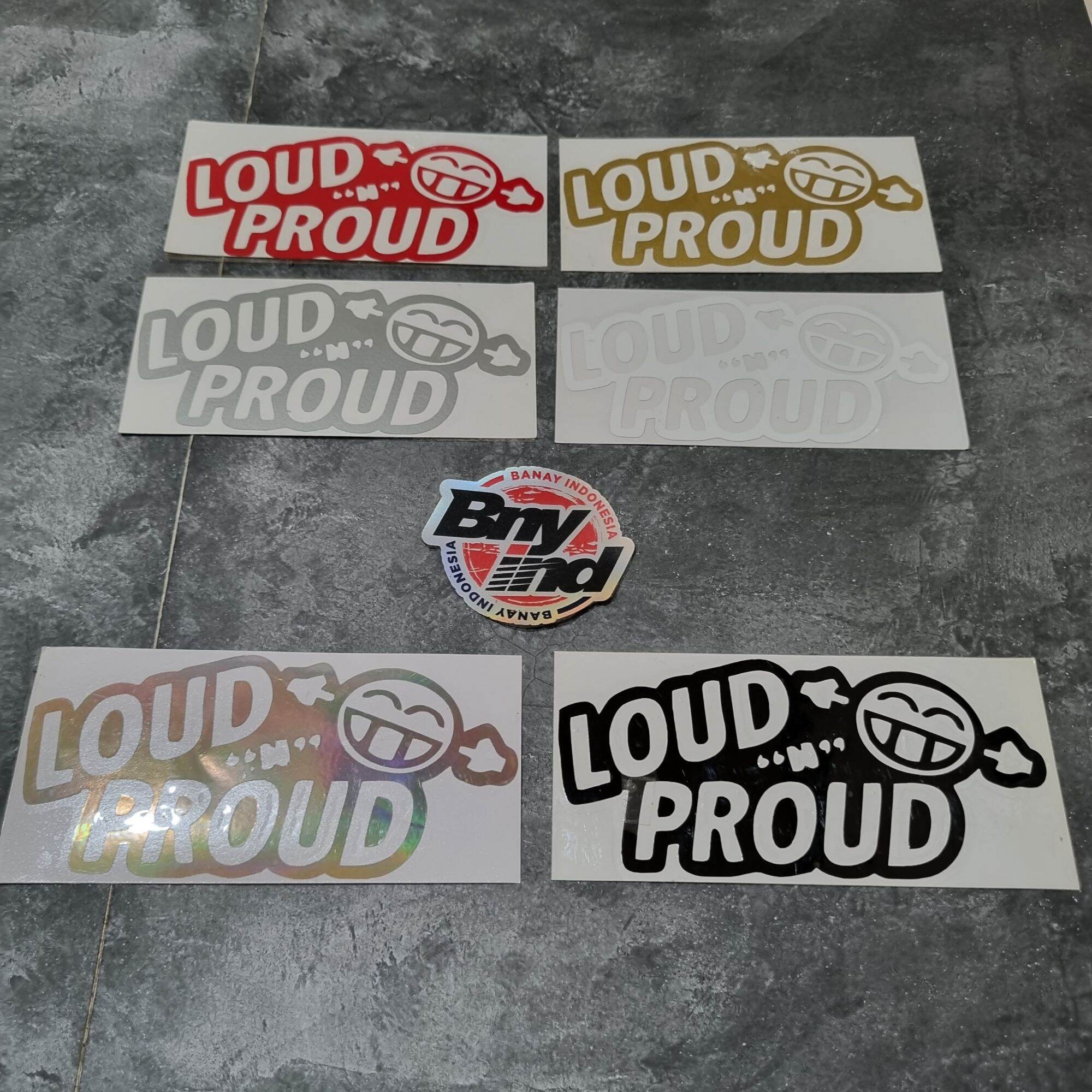 STICKER STIKER LOUD PROUD JDM CUTTING | Lazada Indonesia