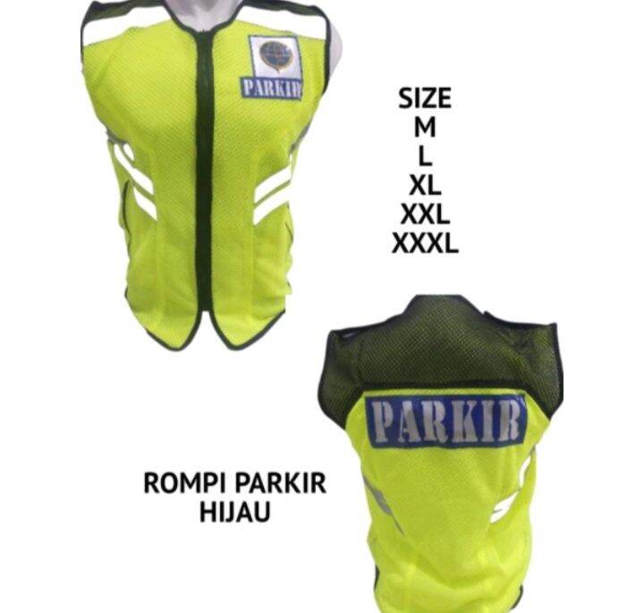 Rompi parkir,rompi safety,rompi juru parkir, pakaian pria | Lazada ...