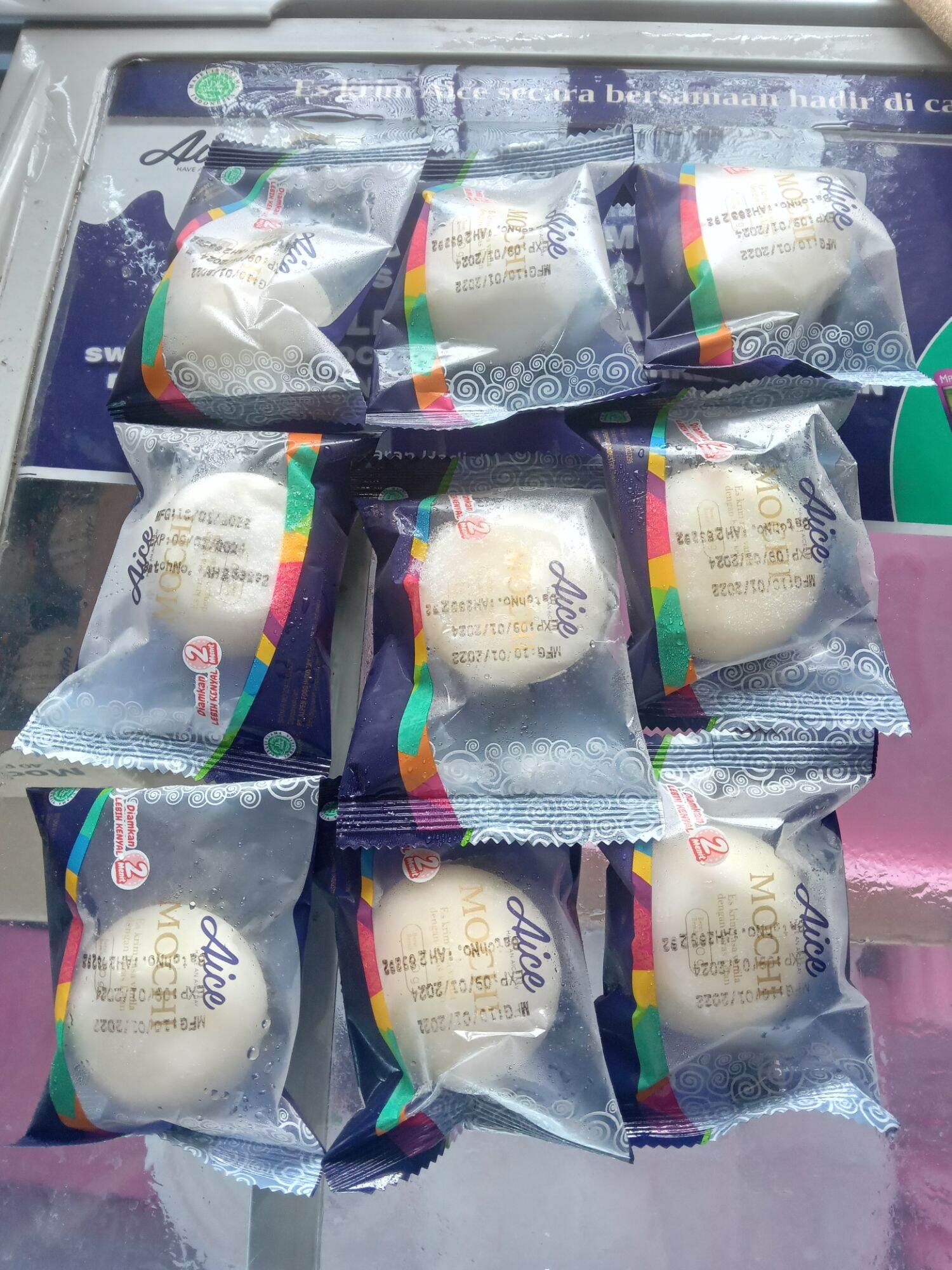 Aice ice Cream Mochi Vanilla Paket Isi 20 Pcs | Lazada Indonesia