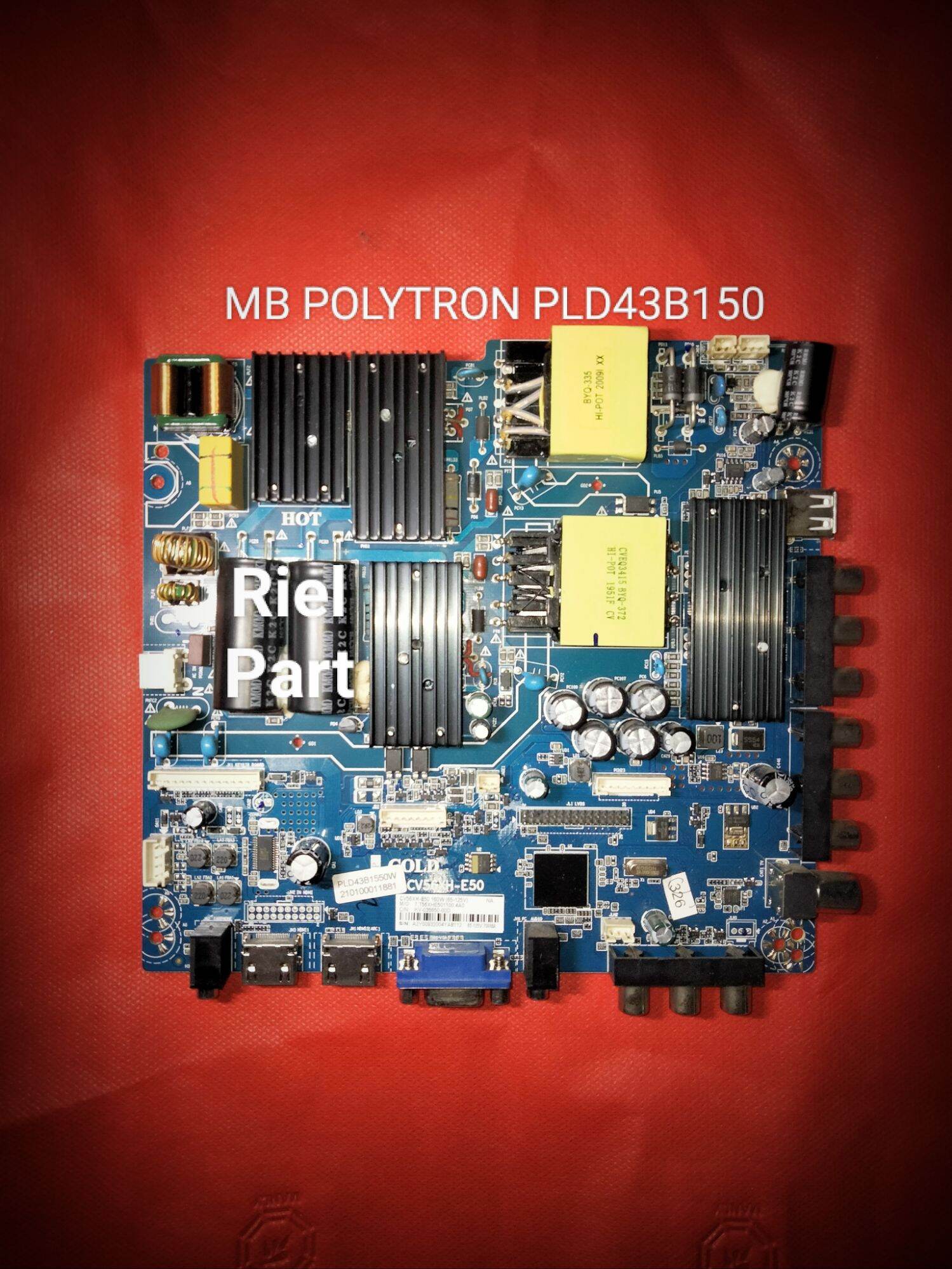 MAINBOARD MB MODULE MOTHERBOARD MESIN TV LED POLYTRON PLD43B150 - PLD ...