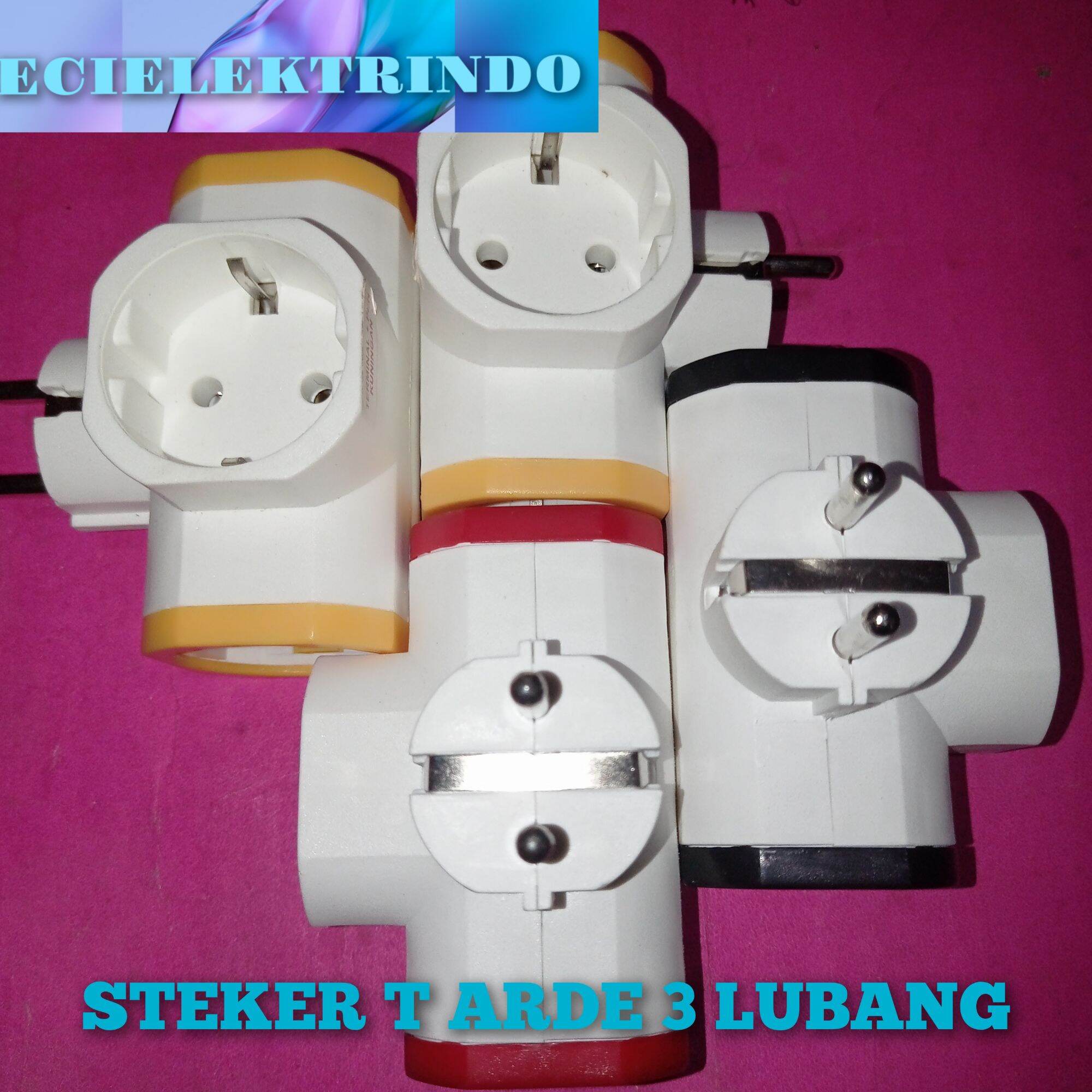 STEKER T-ARDE 3 ARAH COLOKAN CABANG MULTI | Lazada Indonesia