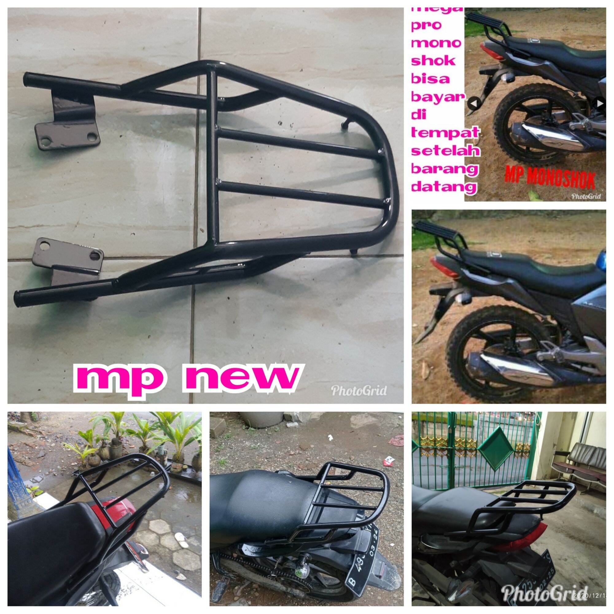 Breket Motor MEGAPRO NEW MONOSHOK Behel Bracket Hollow Braket Begel Box ...