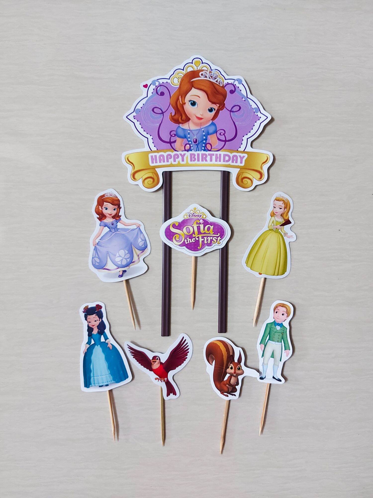 TOPPER SOFIA / CAKE TOPPER SOFIA / TOPPER KUE SOFIA / TOPPER PRINCESS ...