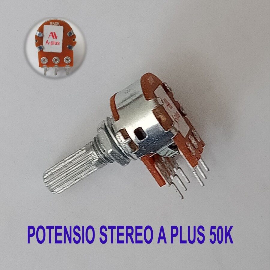 Potensio Stereo 50K Alpha PLUS Potensiometer APLUS | Lazada Indonesia