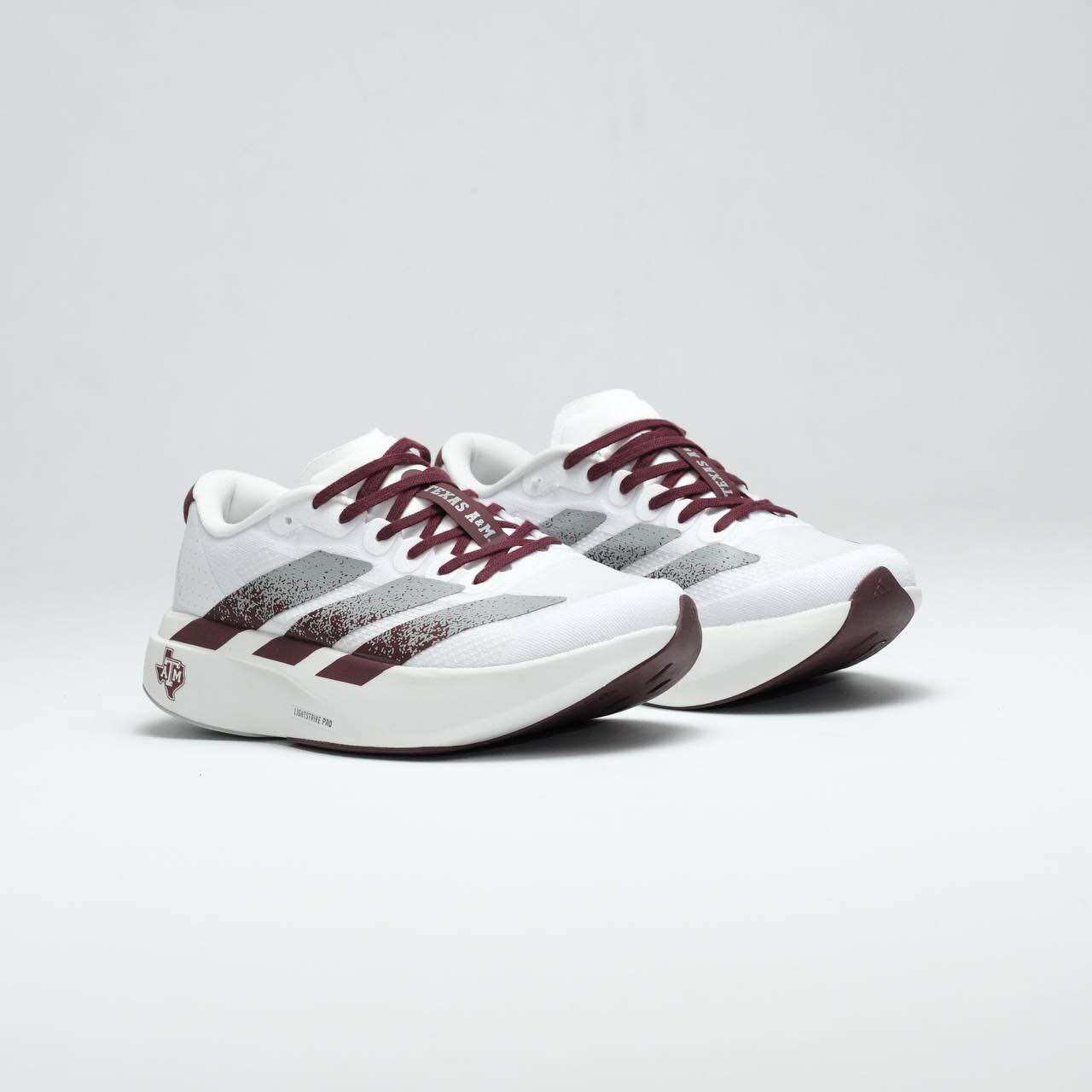 Adidas Adizero Evo SL Texas A&M Aggies White Burgundy | Lazada Indonesia