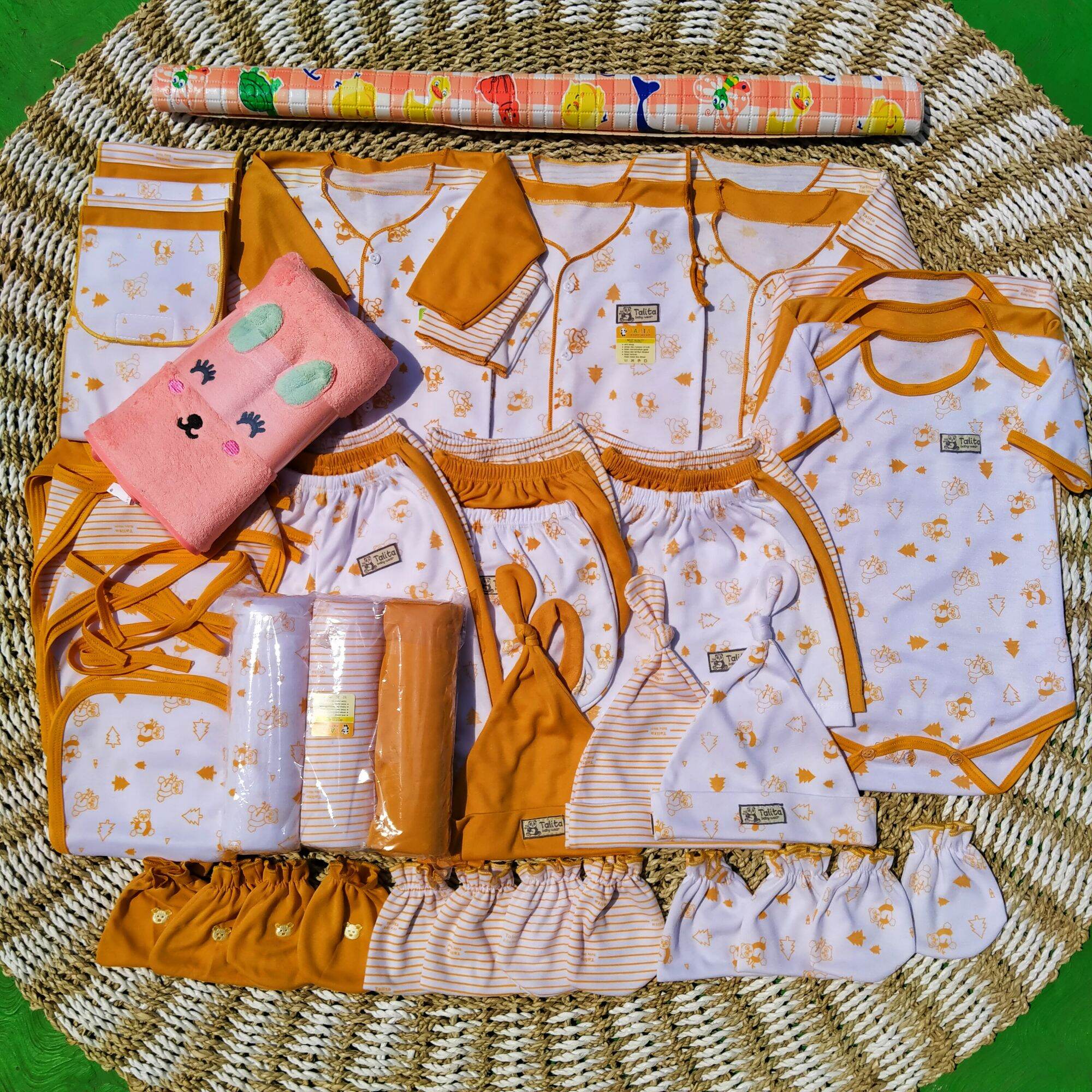 53 PCS Perlengkapan Baju Bayi Baru Lahir Paket Brojol Baby newborn ...