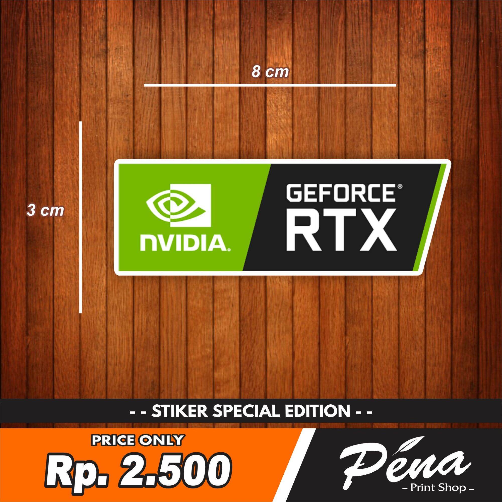 Sticker Stiker NVIDIA Geforce RTX | Lazada Indonesia
