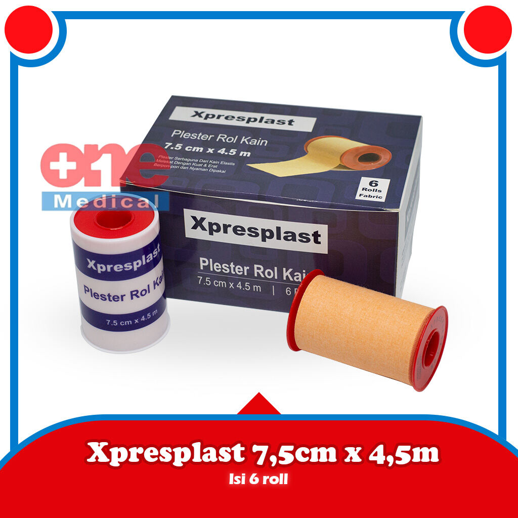 Plester Luka Roll - Plester Rol Kain First Aid 7.5cm x 4.5m Xpresplast | Lazada Indonesia