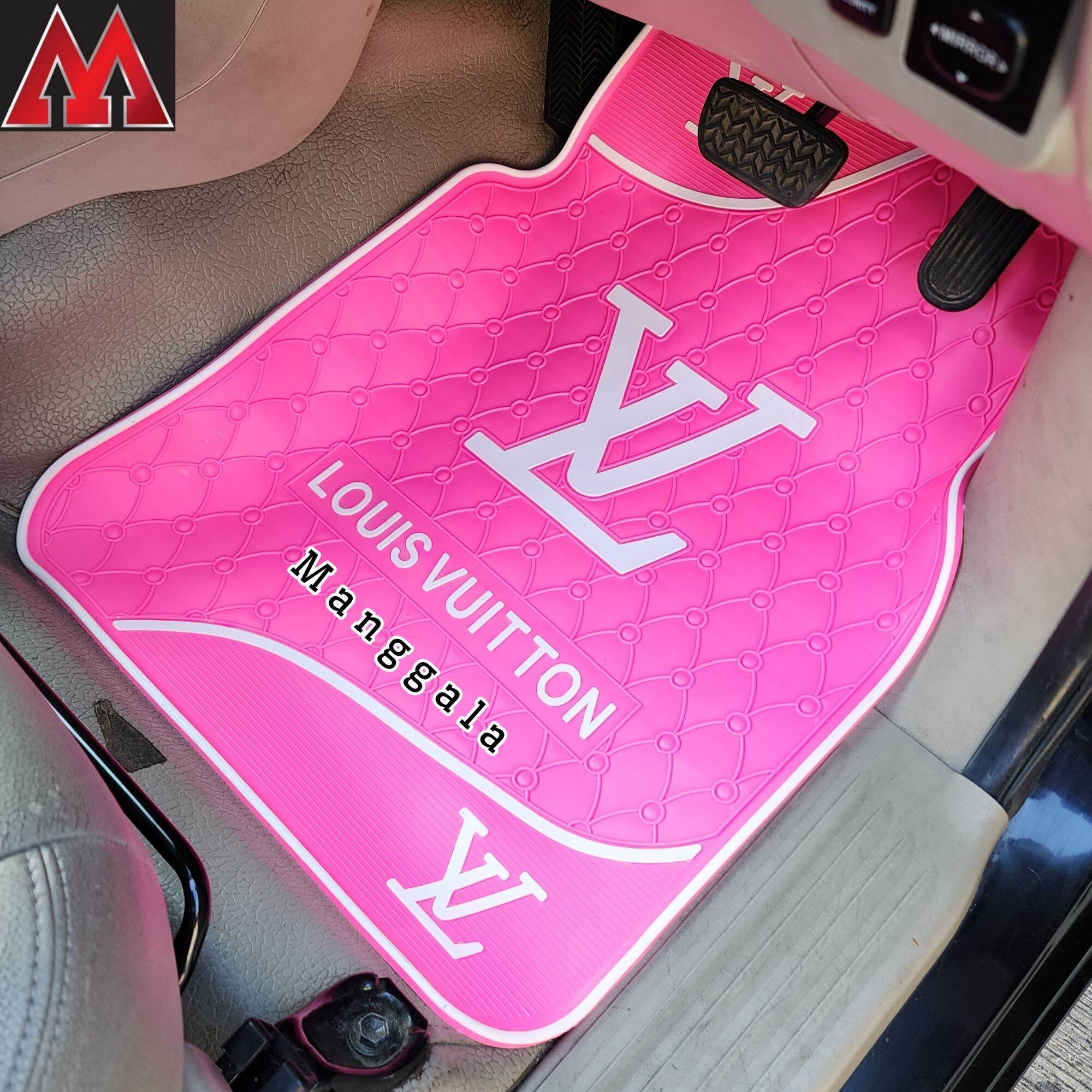 Karpet Mobil LV Pink Logo Putih | Lazada Indonesia