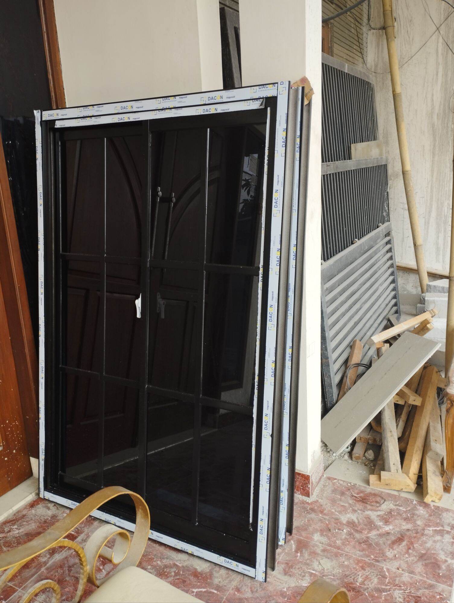 jendela Aluminium ukuran Tinggi 150cm x Lebar 100cm, sliding windows ...