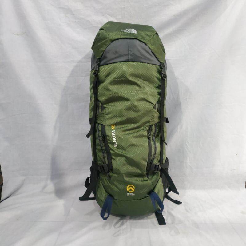 Tas Gunung TNf 45 Liter Warna ijo stabilo / Tas Hiking / Tas Carrier ...