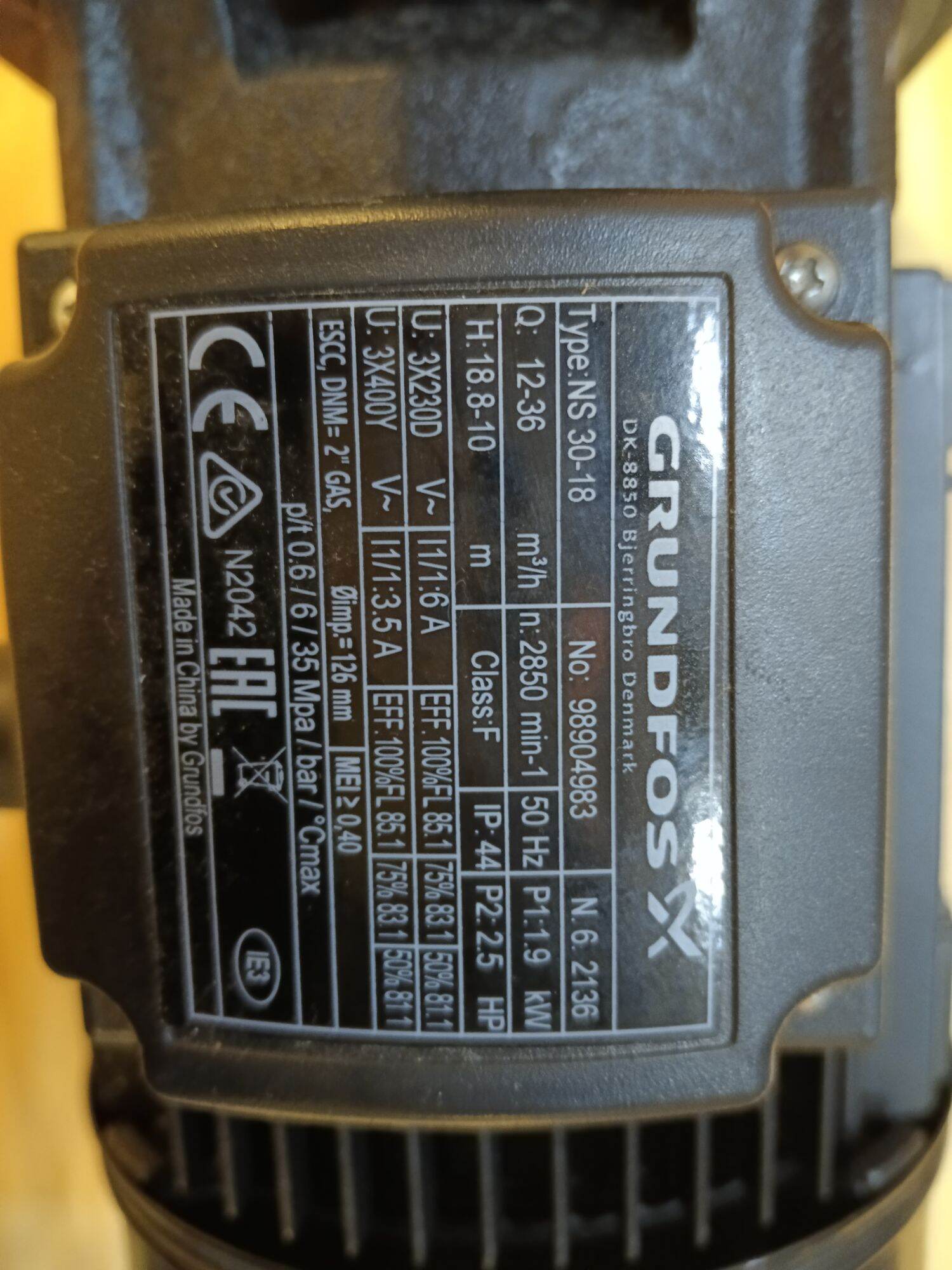 CENTRIFUGAL PUMP GRUNFOS NS-30-18 | Lazada Indonesia