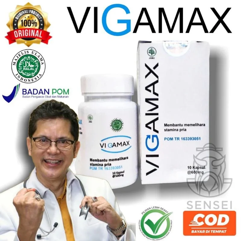 VIGAMAX Original Asli Suplemen Multivitamin Pria Herbal Resmi BPOM 1 ...