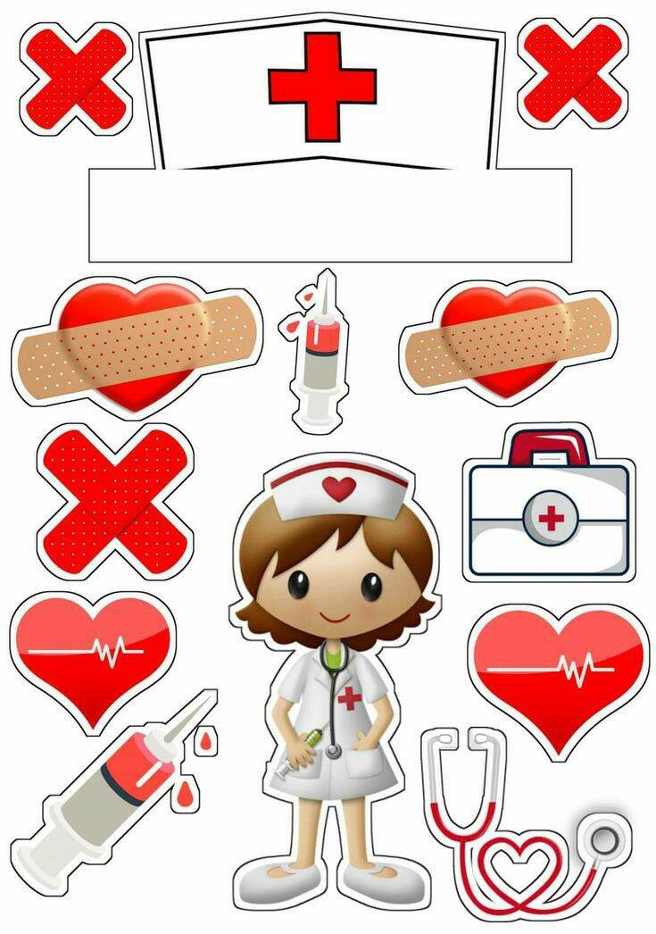 Topper cake kue dokter suster perawat doctor rumah sakit free custom ...