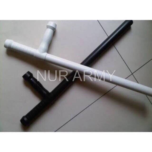 NUR ARMY - TONGKAT SECURITY / TONFA PENTUNGAN SATPAM HITAM DAN PUTIH ...