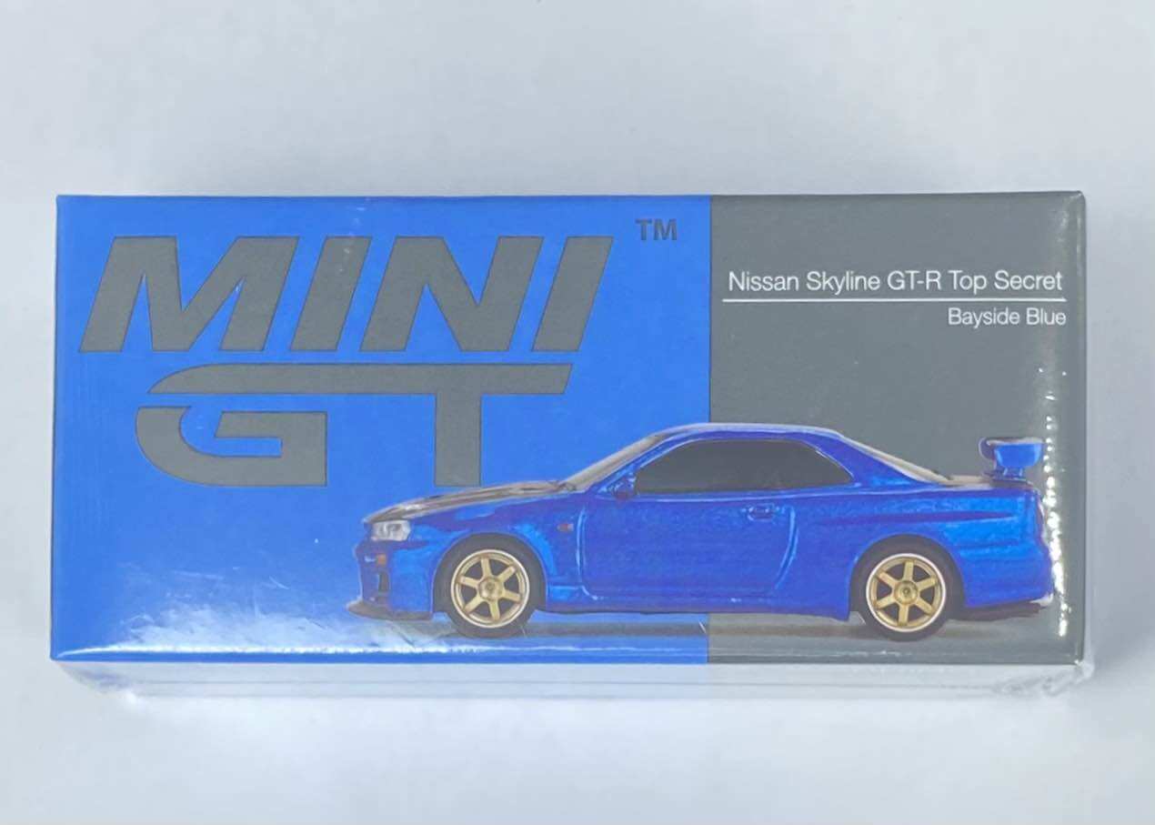 MINI GT NISSAN SKYLINE GT-R Top SECRET R34 BIRU | Lazada Indonesia