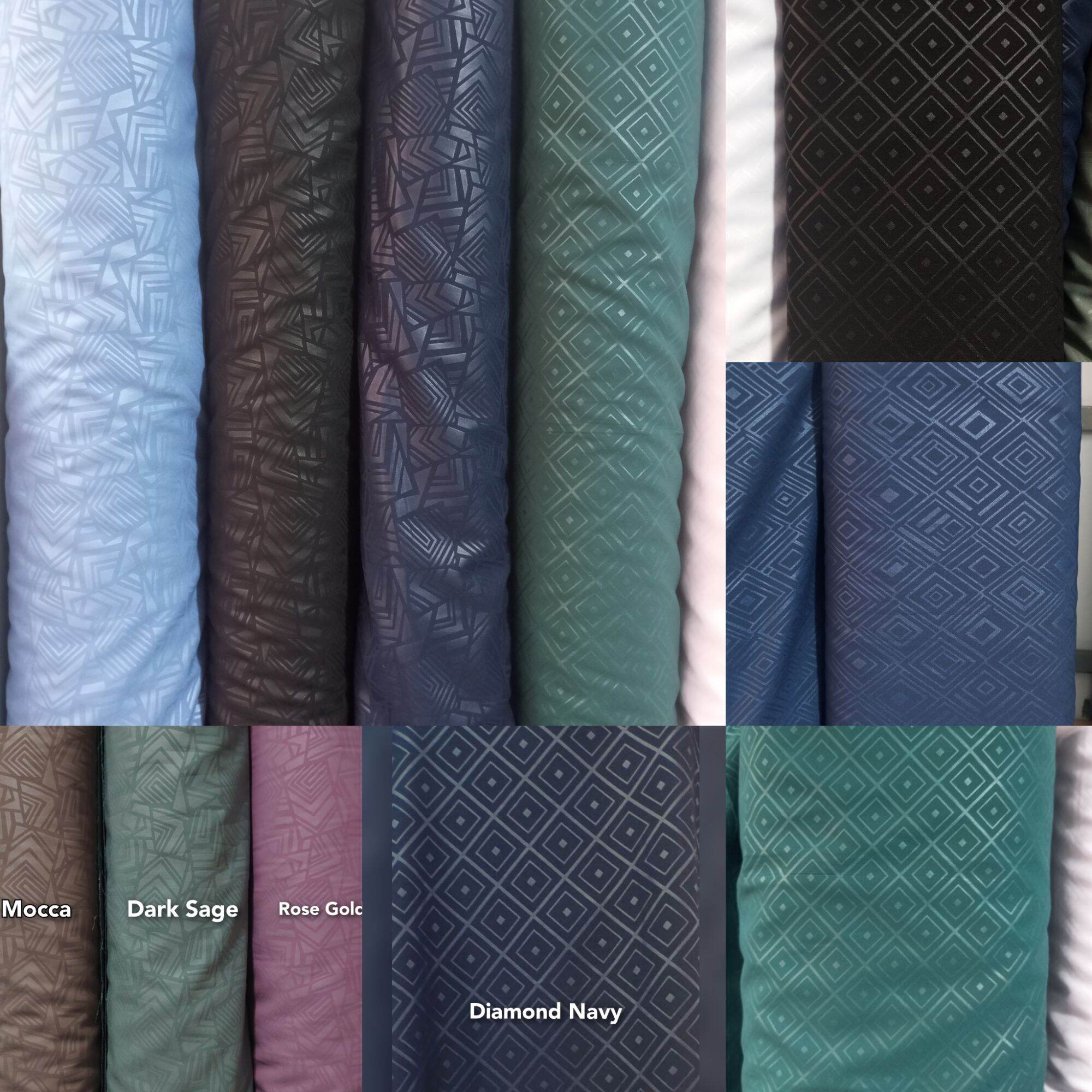 Kain Embos /woolpeach Emboss / cocok digunakan untuk bahan baju koko ...