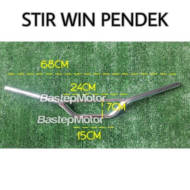 STANG STIR HONDA WIN PENDEK / STIR TRAIL CHROME | Lazada Indonesia