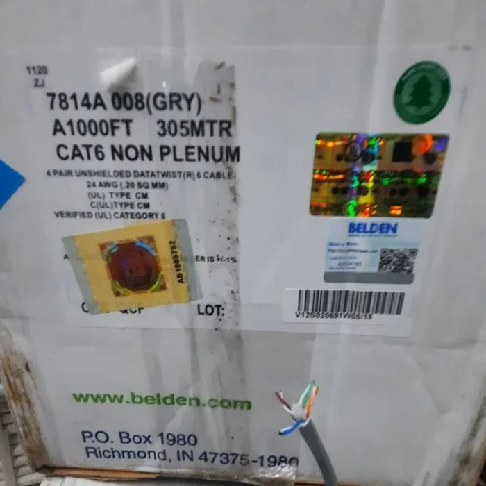 Kabel data cat6 belden type 7814A 1 roll 305 meter SNI | Lazada Indonesia