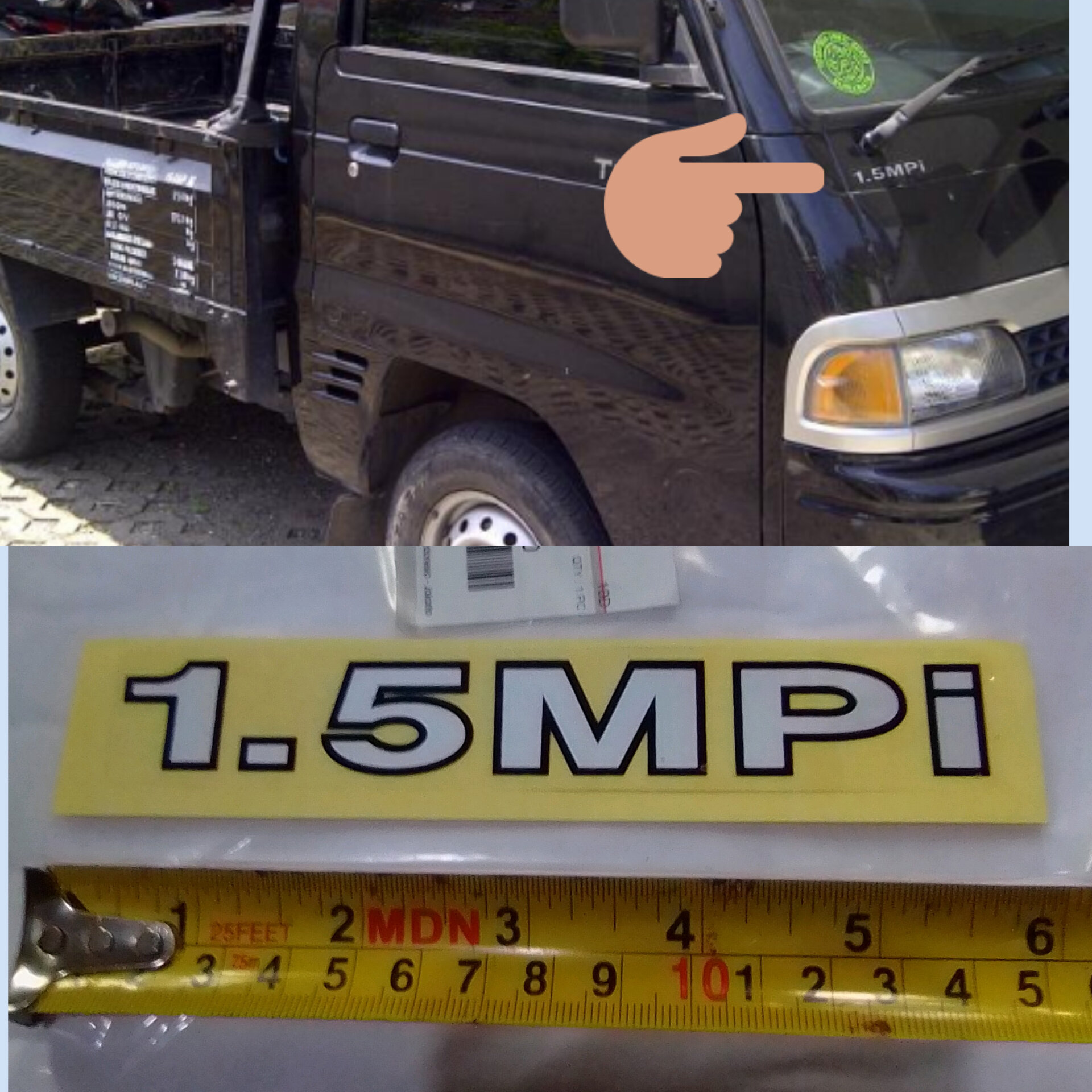 STIKER STICKER 1.5 MPI MOBIL T120SS ORIGINAL | Lazada Indonesia