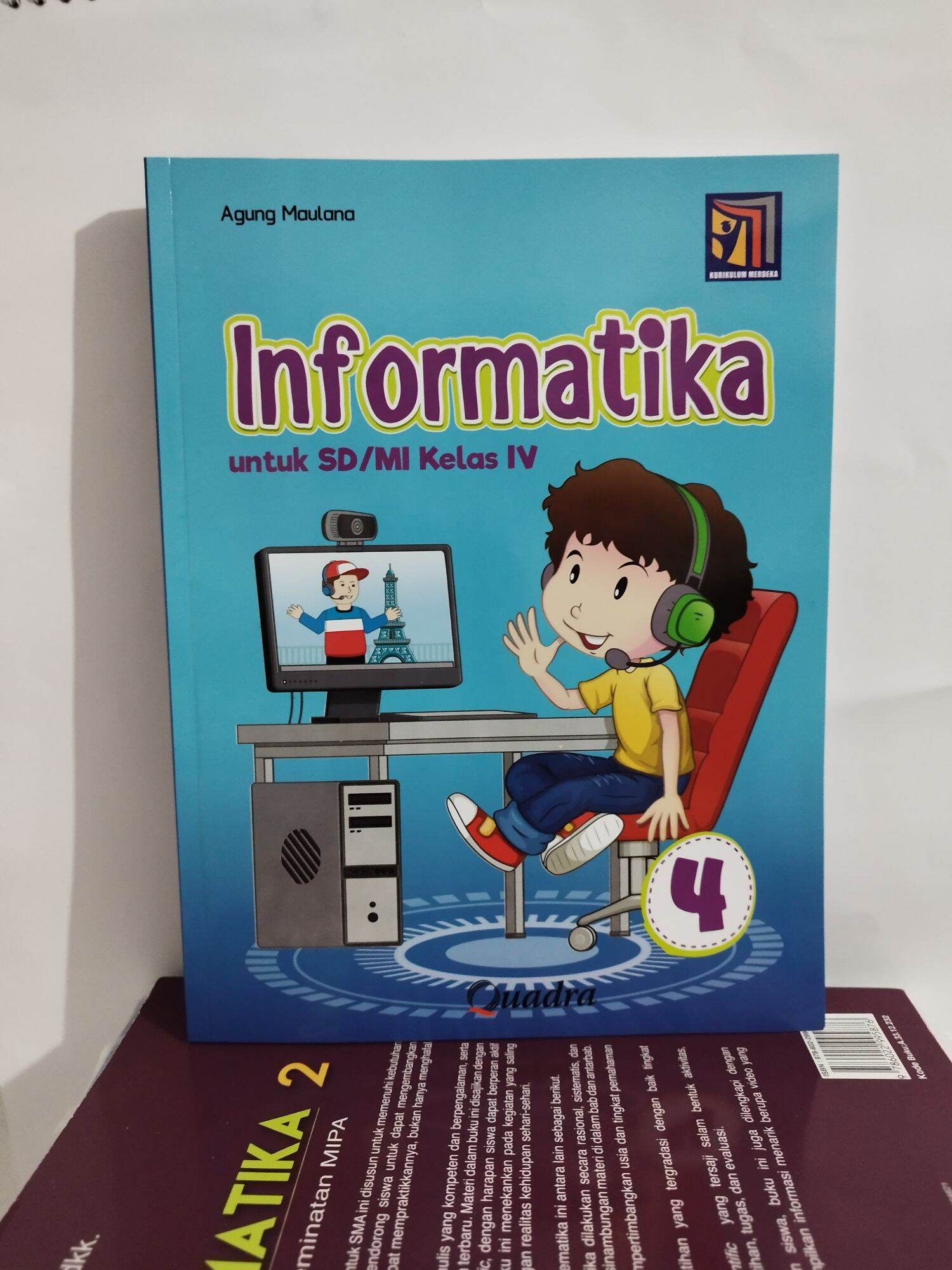 Buku Pelajaran Penjasorkes PJOK TIK Informatika sd mi kelas 4 Kurikulum ...
