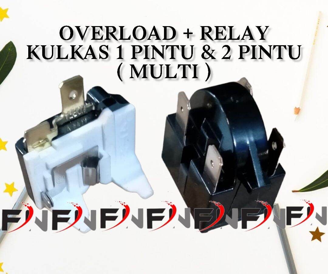 Overload kulkas 1 pintu dan 2 pintu multi / PTC relay kulkas / rilai ... Overload kulkas 1 pintu dan 2 pintu multi / PTC relay kulkas / rilai ...
