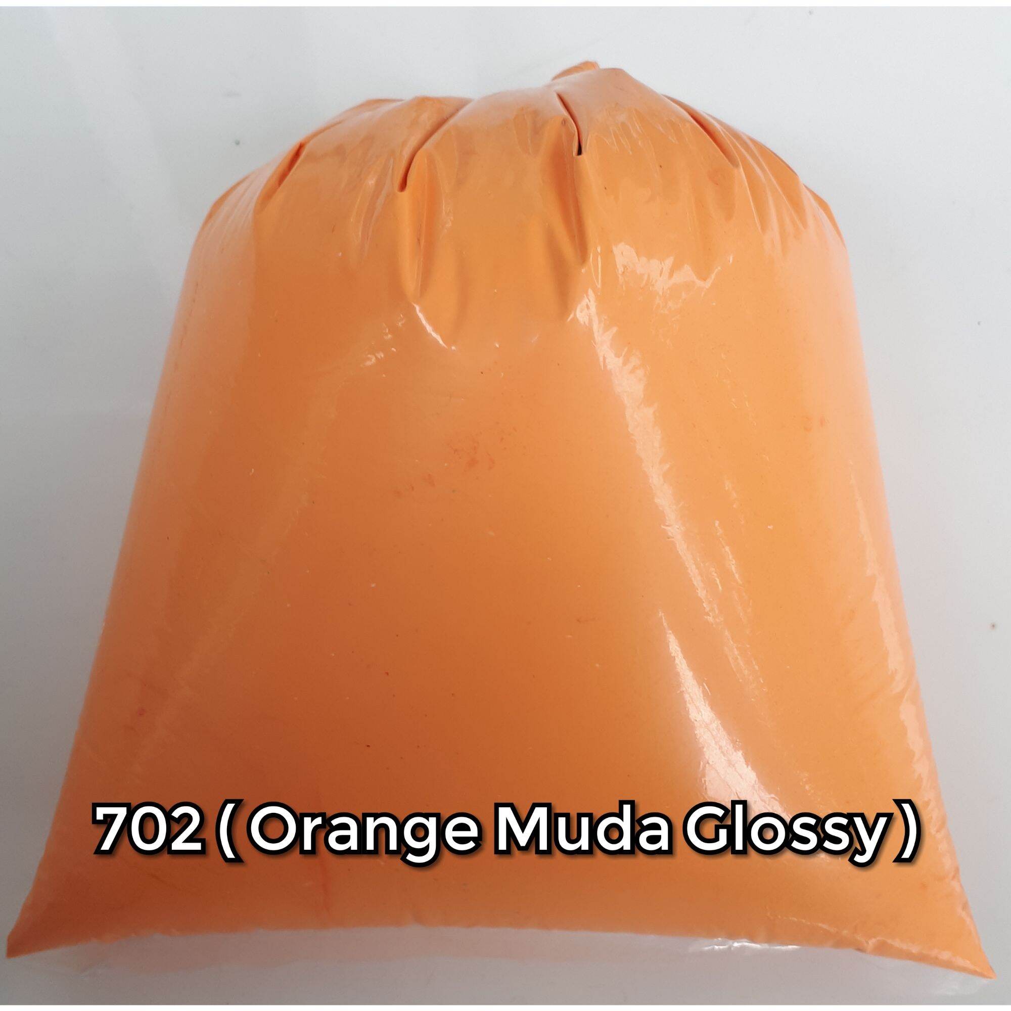 CAT TEMBOK KILOAN GLOSSY 1kg WARNA ORANGE MUDA ( 702 ) | Lazada Indonesia