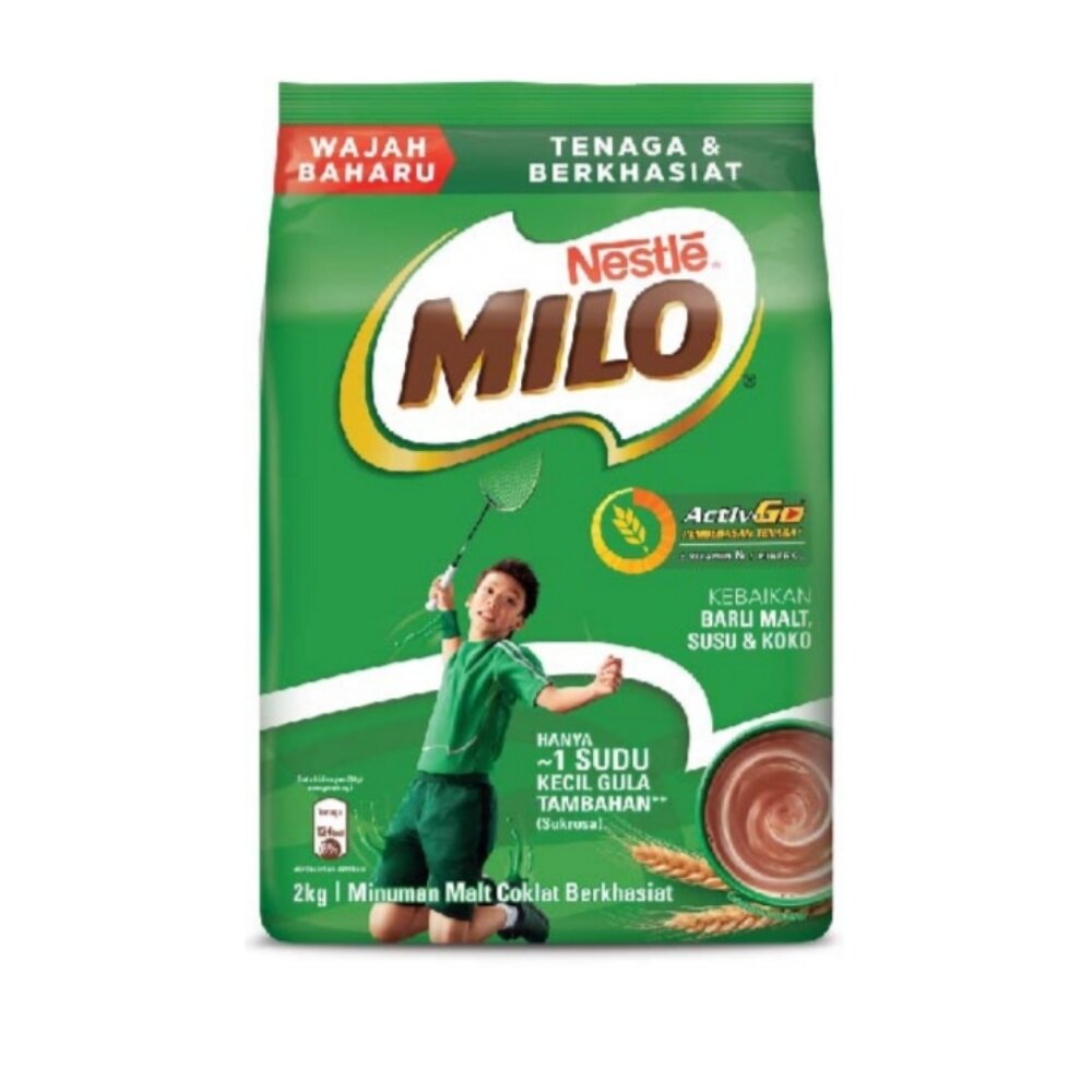 MILO Activ-Go Bubuk Malt Coklat Malaysia (2kg) | Lazada Indonesia