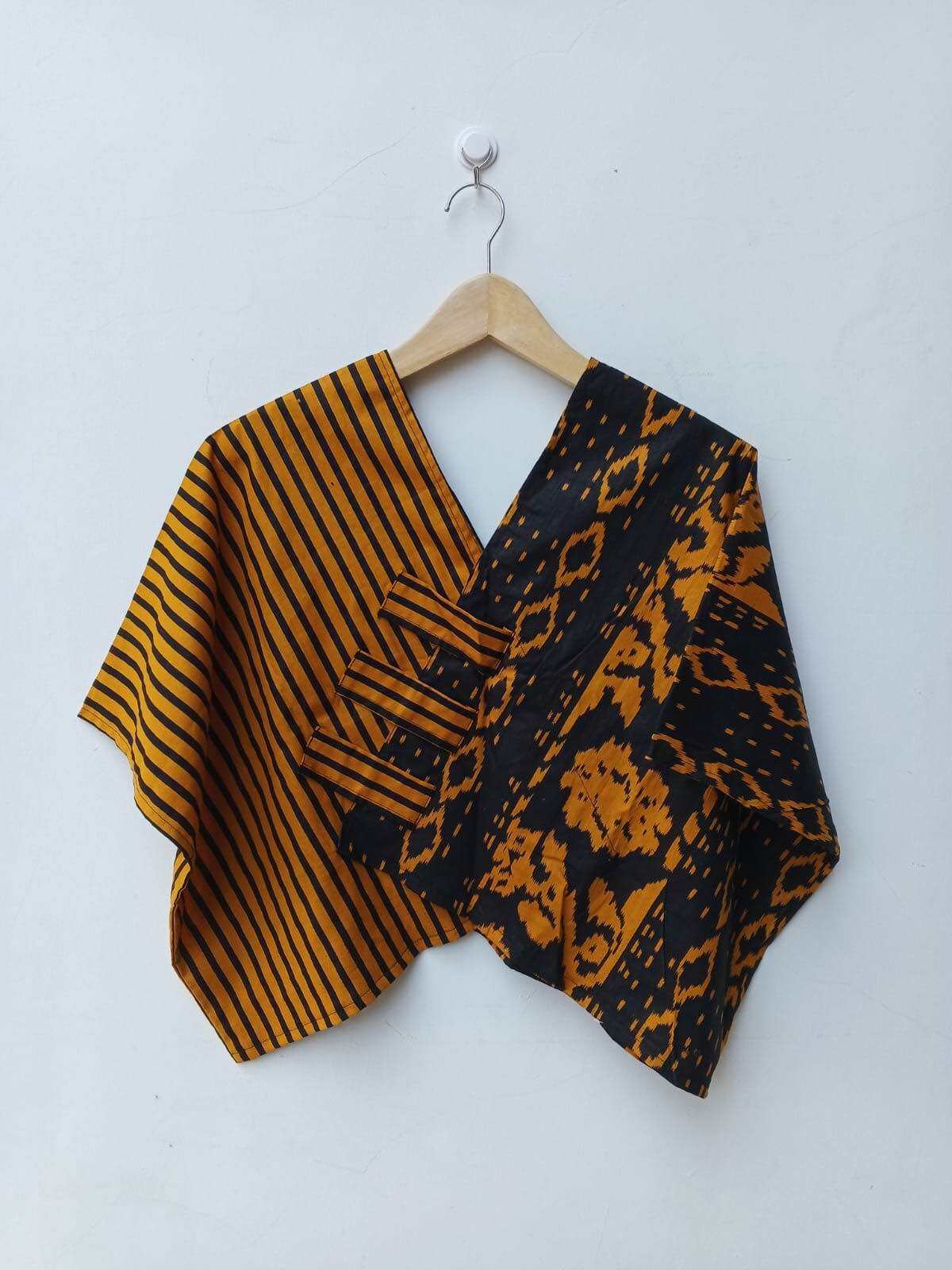 Crop Top Prilly Ethnic Batik Songket Kombinasi Blus Kerja Kantor Model Terbaru 2024 | Lazada ...