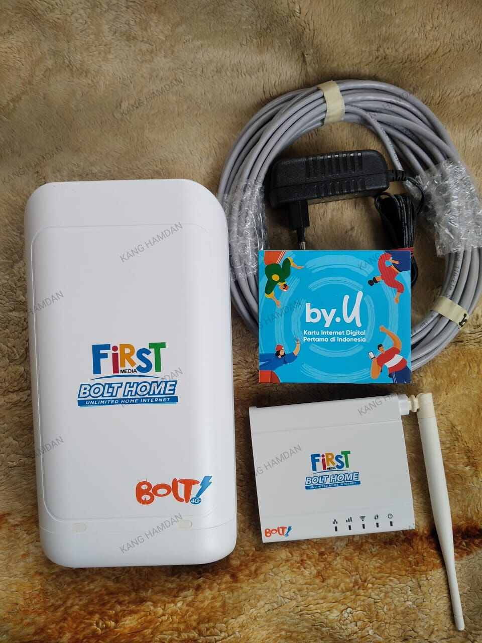 MODEM WIFI BOLT TITAN SUDAH UNLOCK+LAN 15M+PERDANA BYU KOSONGAN | Lazada Indonesia