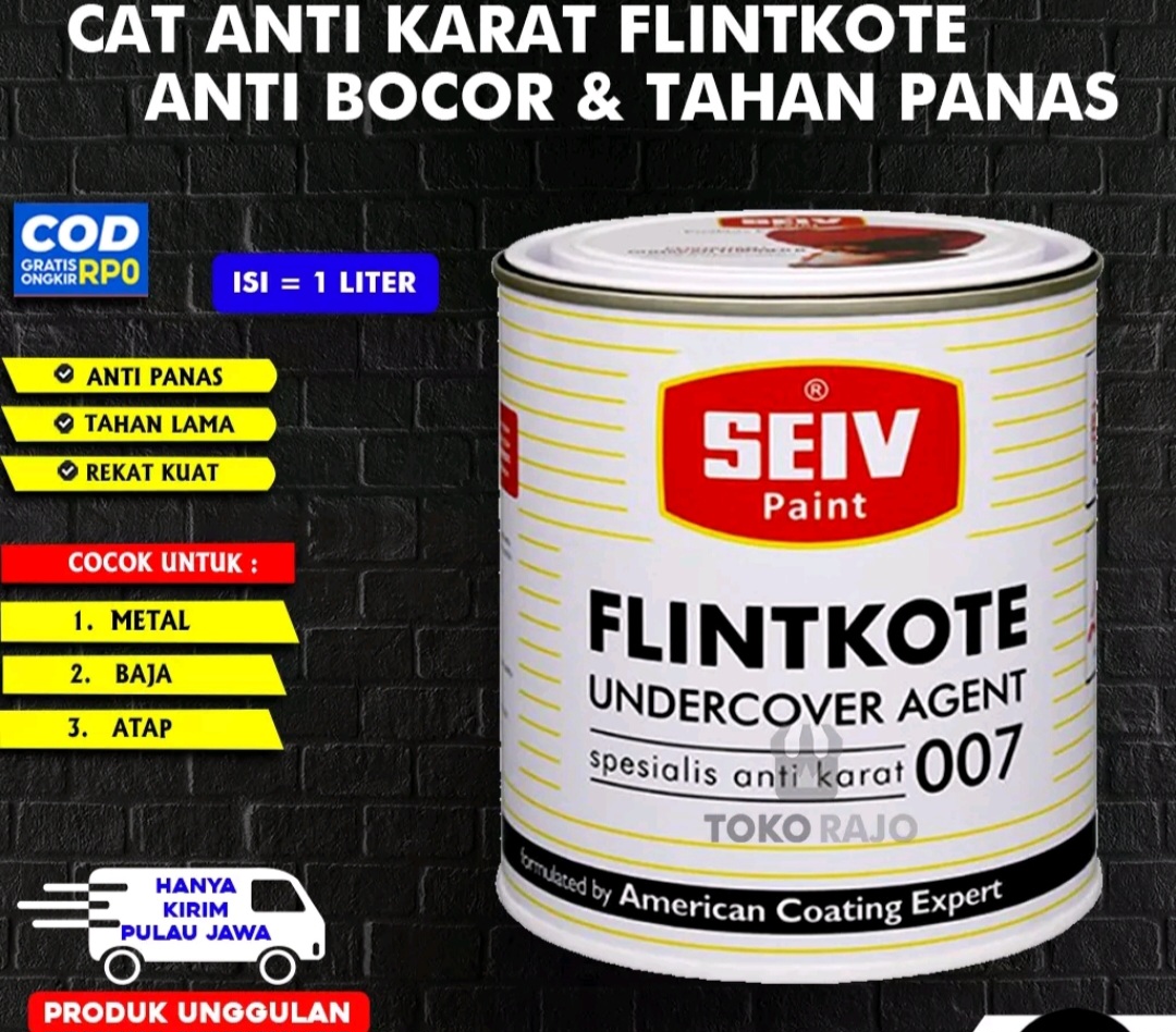 Cat Flinkote Flintkote Seiv Anti Karat 1Kg Flingkut Plingkut Plinkut ...