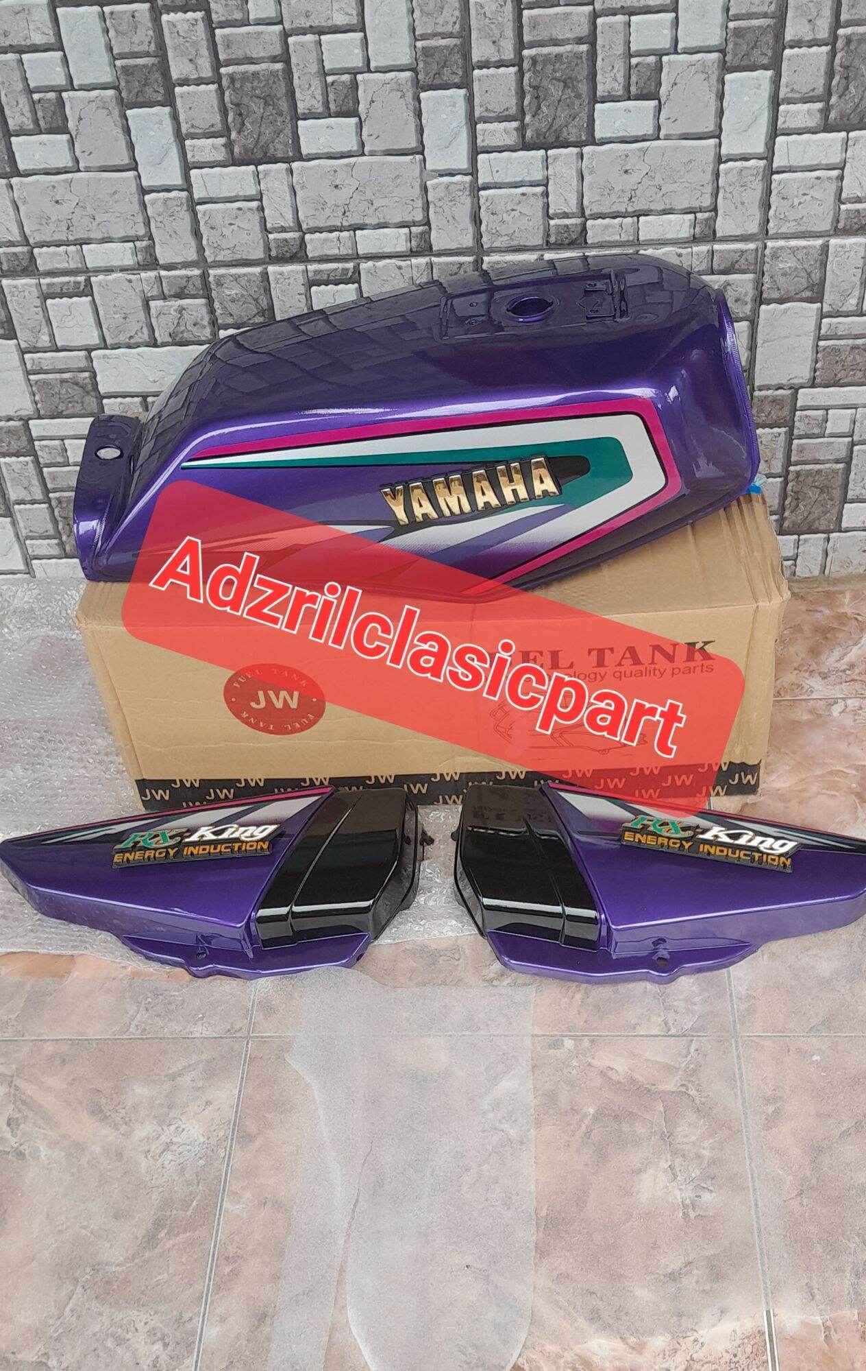 TANGKI SET COVER BOX AKI RX KING UNGU | Lazada Indonesia