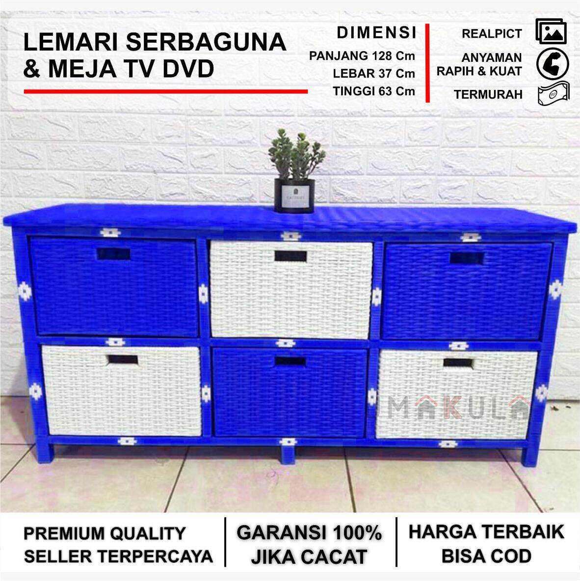 RAK 6 MOTIF WARNA VARIASI laci WARNA VARIASI STD laci susun Samping ...