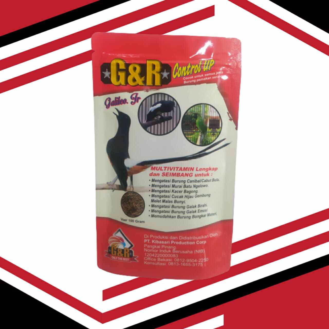 G&R control up pur burung pakan voer murai kacer ijo galileo kibasari ...