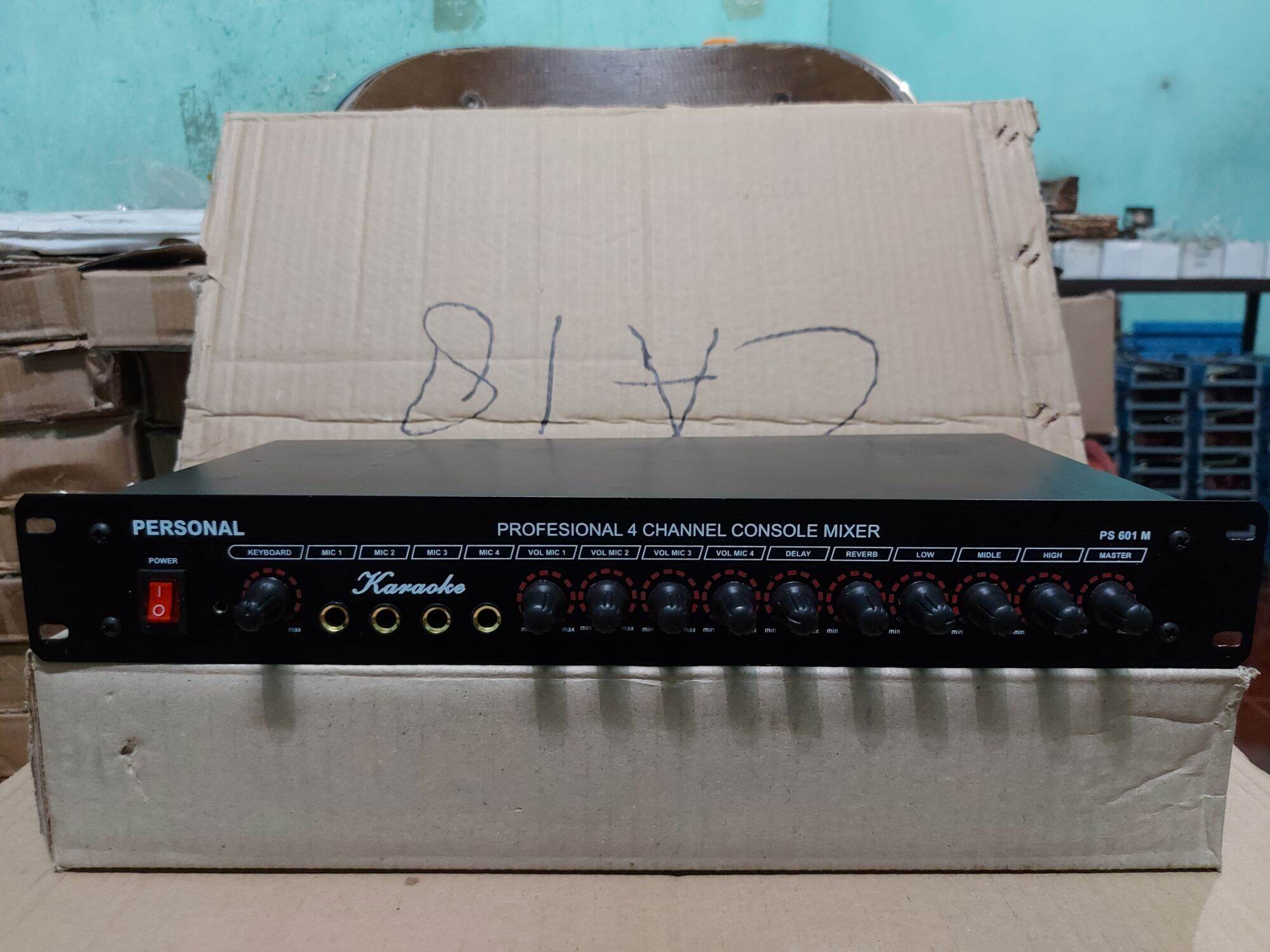 Mixer 4 channel plus digital echo dan tone control | Lazada Indonesia