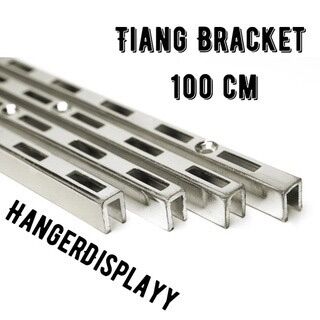 Tiang Bracket Stainless 100 cm | Tiang Rel Braket 1 Meter | Gantungan ...