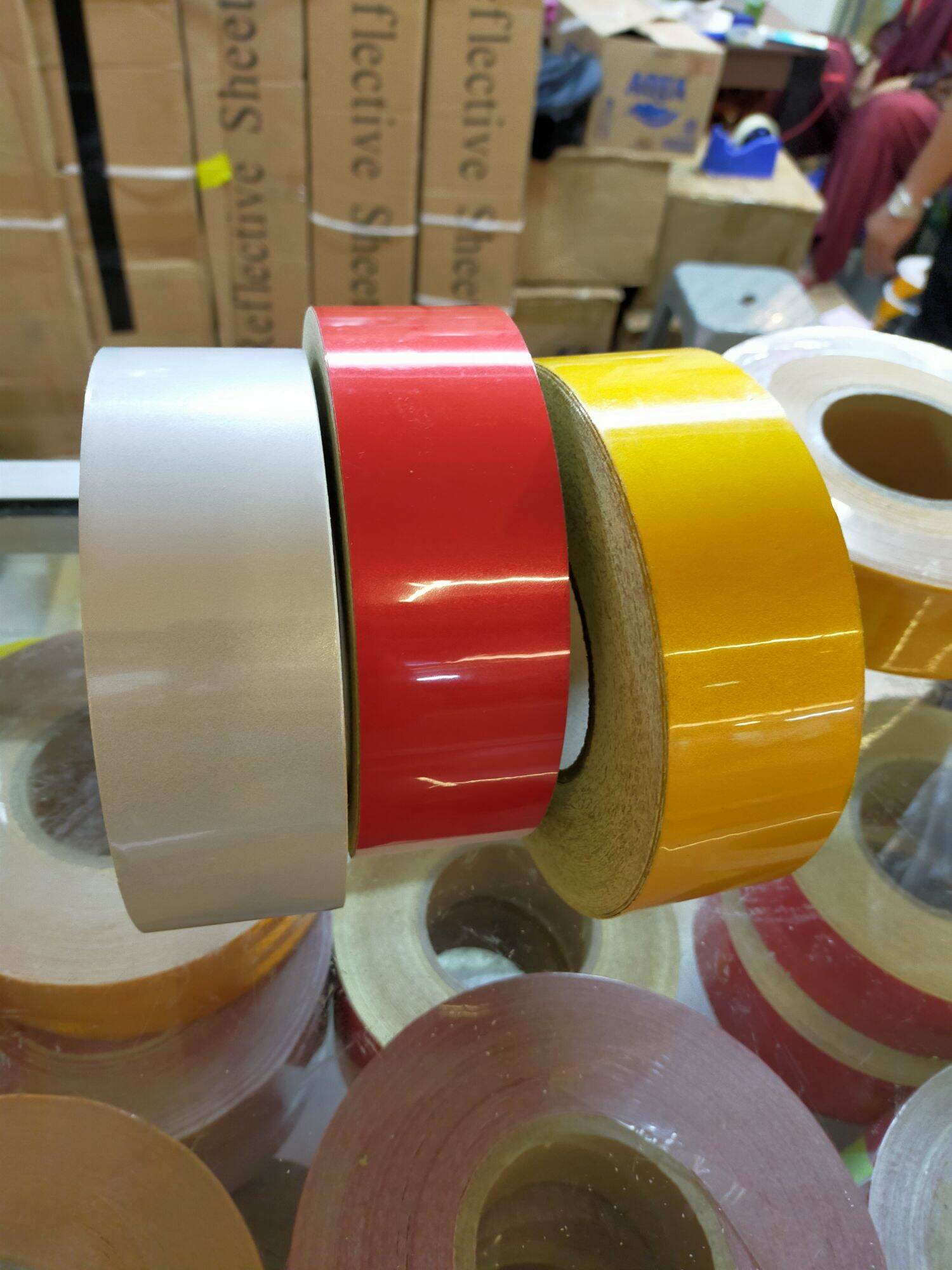 Stiker / Scotchlite / Reflective / Reflektor / Lakban Rambu-rambu ...