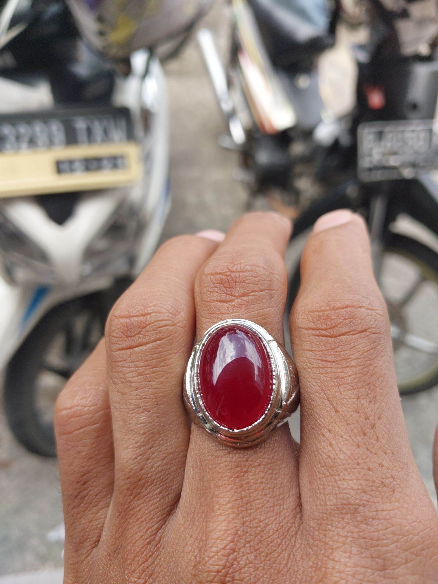 Batu cincin Red baron beserta memo | Lazada Indonesia