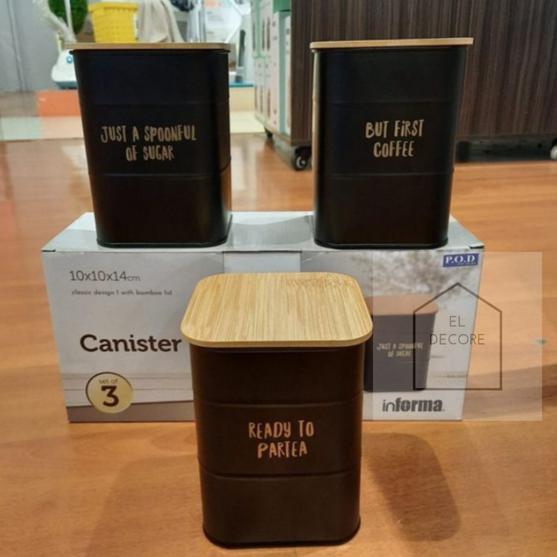 Informa canister set gula kopi teh toples | Lazada Indonesia