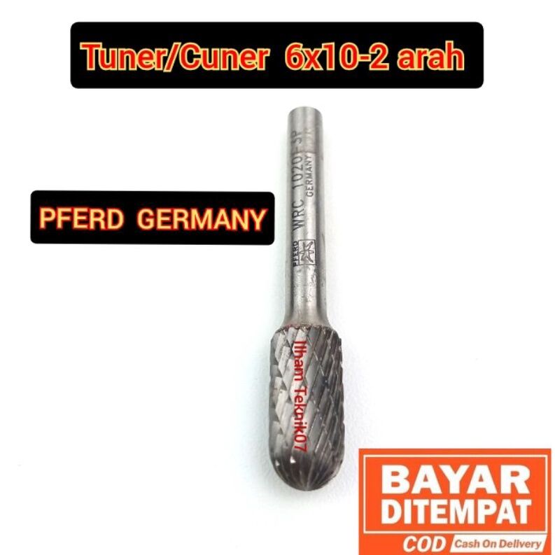 TUNER BATANG 6mm KEPALA 10mm atau BOR TUNER BOR PORTING BOR CARBIDE ...