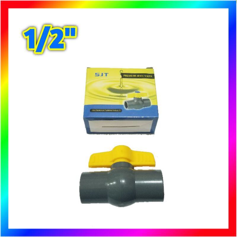 BALL VALVE SJT 1/2 INCI STOPKRAN PVC | Lazada Indonesia