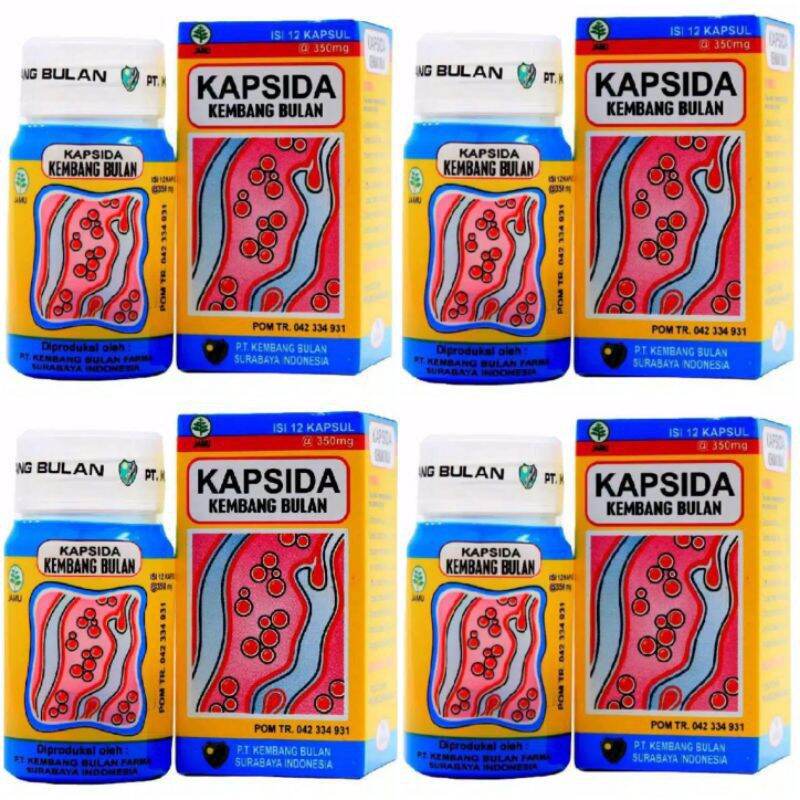 Kapsida Kembang Bulan / Bersih Darah Kapsul / Obat Jerawat / Obat Gatal ...