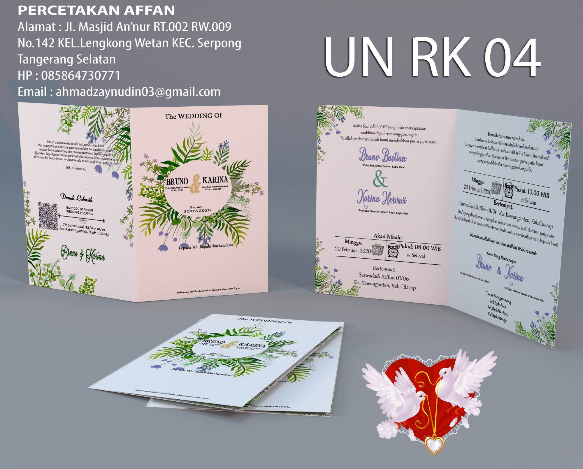 100 Undangan pernikahan rustik | Lazada Indonesia