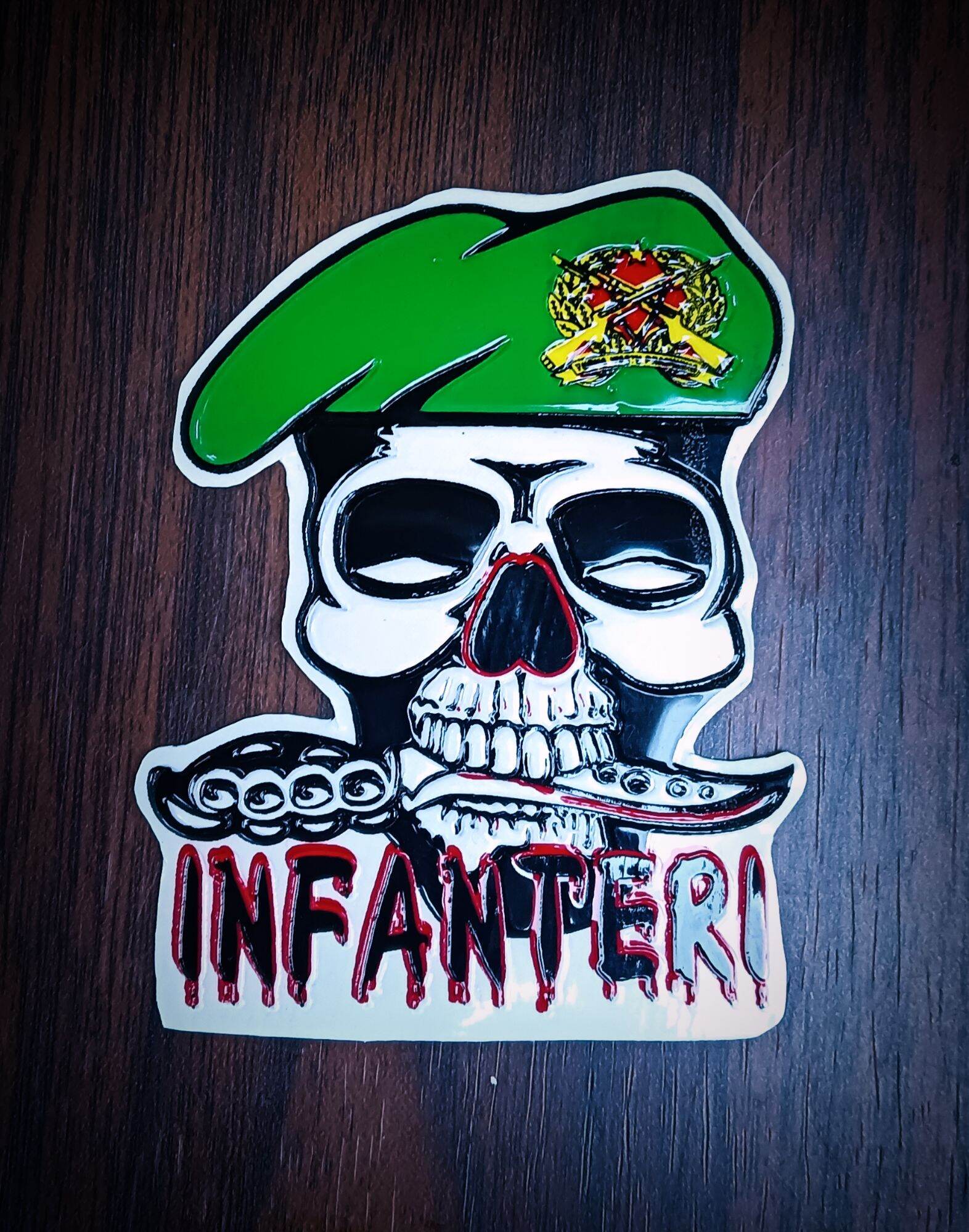 stiker timbul armed kopassus raider tni ad kostrad kavaleri pm ...